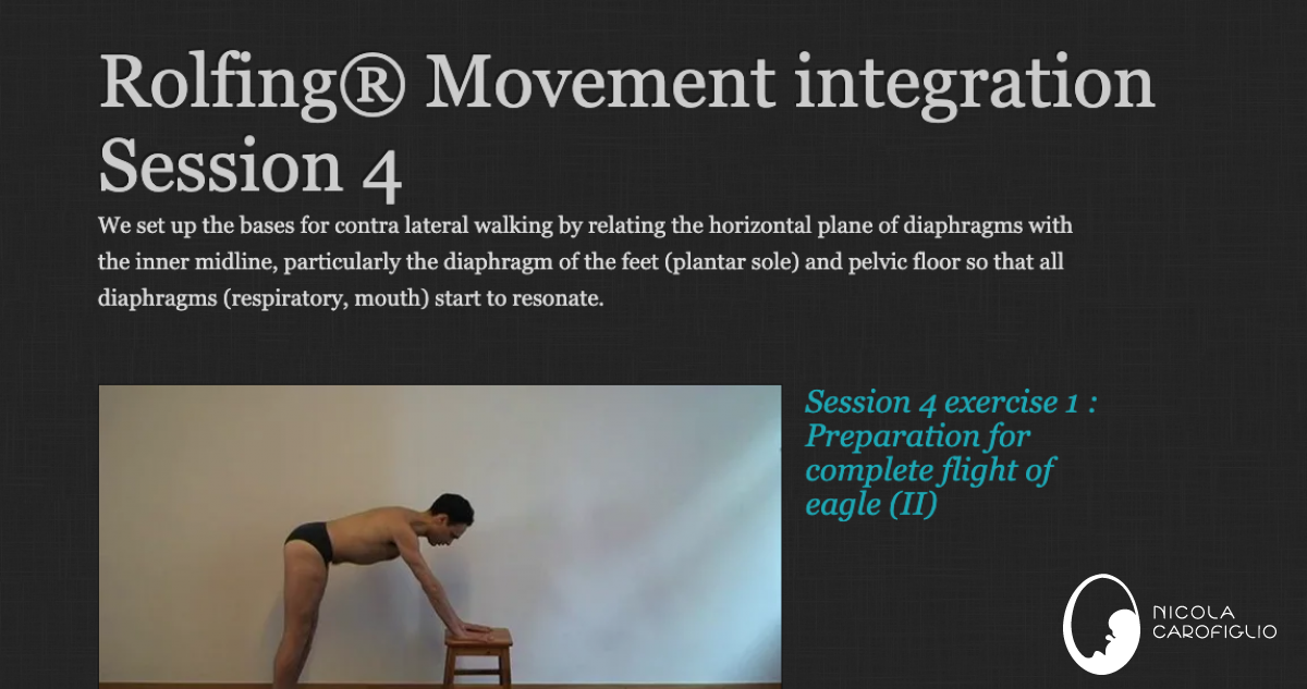 Rolfing® Movement Integration Session 4 | Nicola Carofiglio